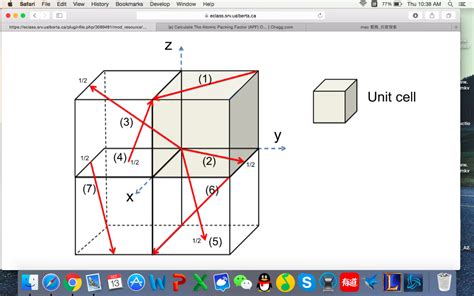 Solved A Calculate The Atomic Packing Factor Apf Of The Unit Cell In 1 Answer