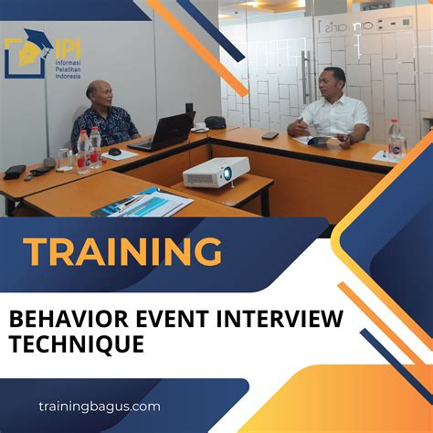 Training Behavior Event Interview Technique Training Bagus