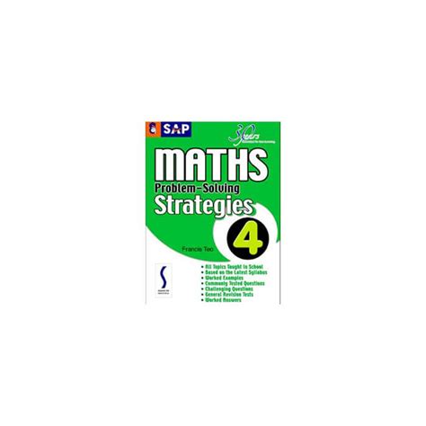 Maths Problem Solving Strategies 4 Ssrc