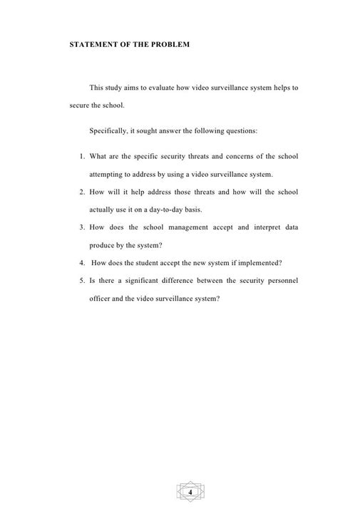 Thesis Problem Statement Examples How To Write A Problem Statement