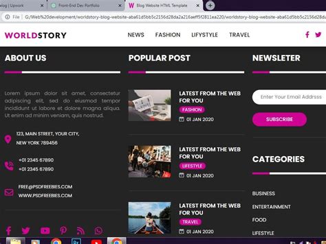 A Front End Developer Using Reactjs Html Css Javascript Upwork