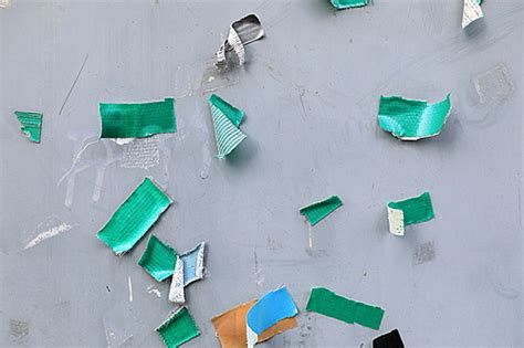 낡은 녹색 테이프가 붙어있는 벽 유토이미지 상세페이지 베이직샵 사진 21084290