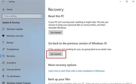 Solved How Do I Rollback Windows 10 Feature Update Pupuweb