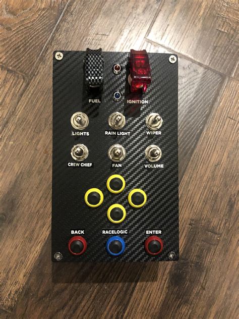My ACC Inspired Button Box I Built Recently R Simracing