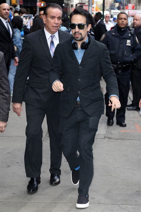 Lin Manuel Miranda And Michael B Jordan At Good Morning America