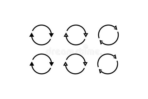 Refresh Icon Rotation Arrow Symbol Sign Reset Vector Stock Vector Illustration Of Next