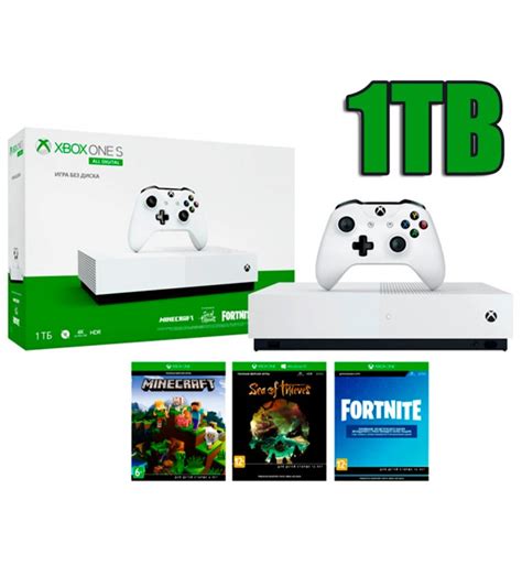 Xbox One S 1TB All Digital Edition + 3 игры в Интернет Магазине ...