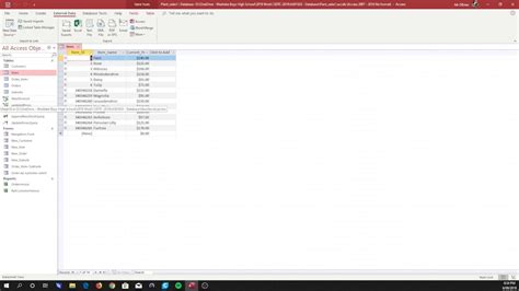 Access 2019 Linked Table And Append Query Youtube