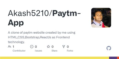 Github Akash5210paytm App A Clone Of Paytm Website Created By Me