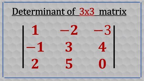 3 Ways Matrix Determinant