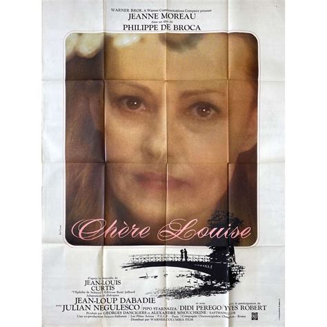 Chere Louise Affiche De Cinéma 120x160 Cm 1972 Jeanne Moreau Philippe De Broca