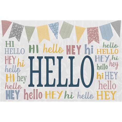 Classroom Cottage Hello Postcards By Teacher Created Resources 30 Count Package
