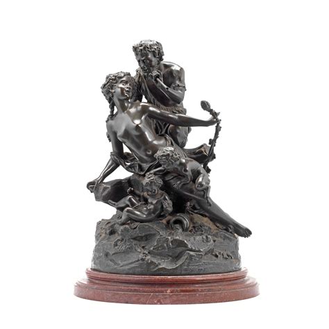 Bonhams A Late 19th Century French Patinated Bronze Figural Group Of