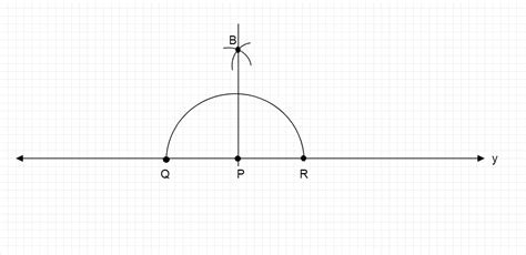 Draw A Line Perpendicular To A Line Y Take A Point A On This Perpendicular Such That A Is 4 6