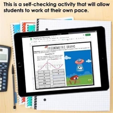 Graphing Sine And Cosine Functions Digital Activity By Newtons Solutions
