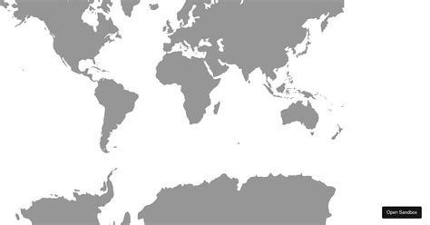 World Map D3 Codesandbox