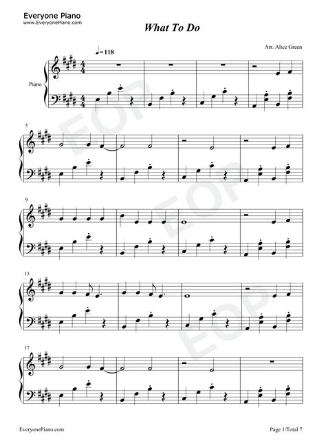 What To Do Demi Lovato 钢琴谱文件（五线谱、双手简谱、数字谱、midi、pdf）免费下载