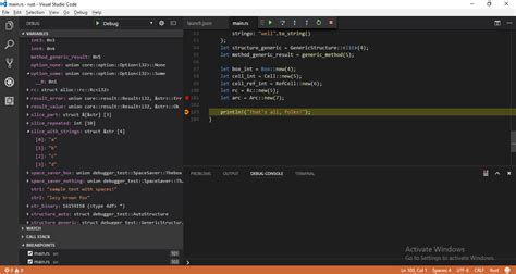 Looking For Feedback Vs Code Windbg Extension With Some Rust Handling For Better Windows