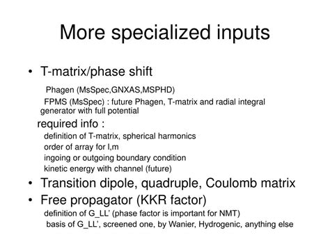 Ppt Some Ideas For Common Inputoutput Formats For The Ms Codes