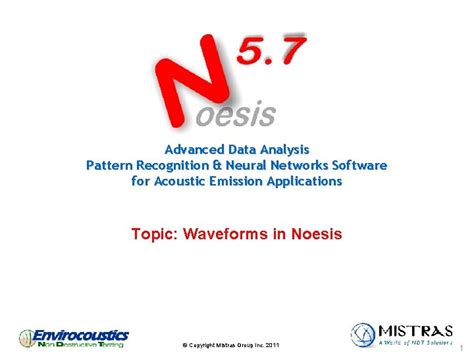 Advanced Data Analysis Pattern Recognition Neural Networks Software