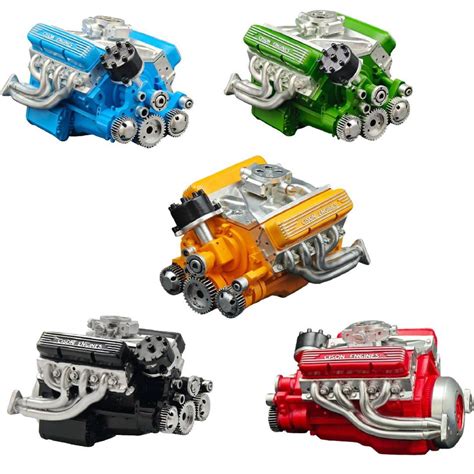 Cison V8 Engine Kit Gas Gasoline Ohv V8 Small Block Engine Model Kits 4 Stroke 44cc Water