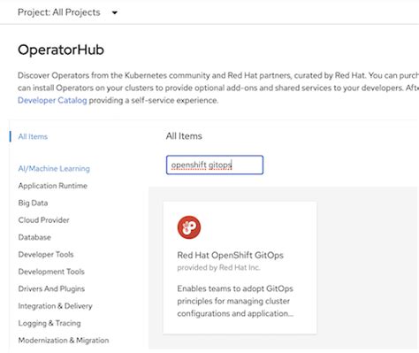 OpenShift GitOps OpenShift Demo
