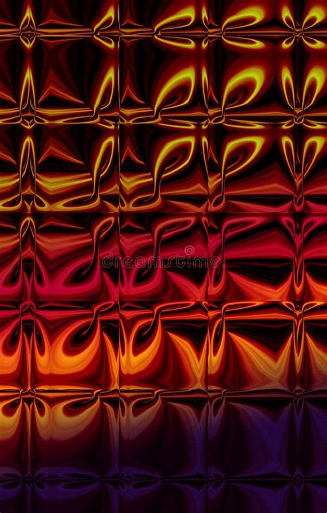 Vivid Deep Coloured Ice Cube Style Red And Pink Pattern And Design