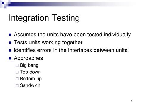 PPT Integration Testing PowerPoint Presentation Free Download ID