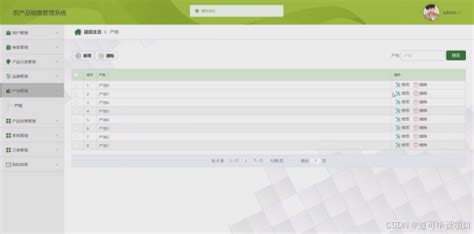 计算机毕业设计springboot农产品销售管理系统 基于spring Boot的农产品电商运营平台开发 Spring Boot驱动的农产品