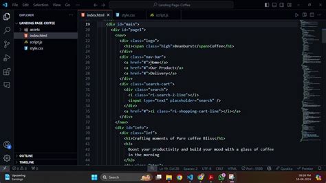 How I Built A Coffee Website Using Html Css And Javascript Ashahad