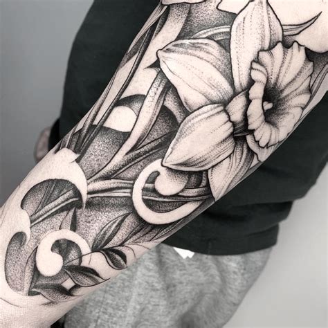 37 Aamazing Daffodil Tattoo Ideas Daffodil Tattoo Flower Tattoo