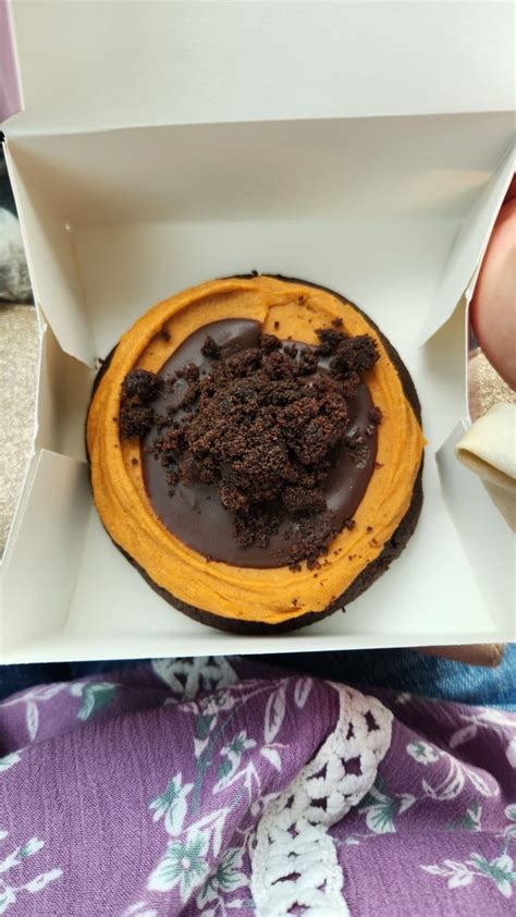 pumpkin brownie test cookie r crumblcookies