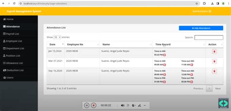 Employee Payroll Management System Project In Php And Mysql