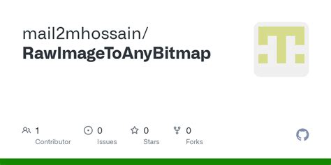 Github Mail Mhossain Rawimagetoanybitmap