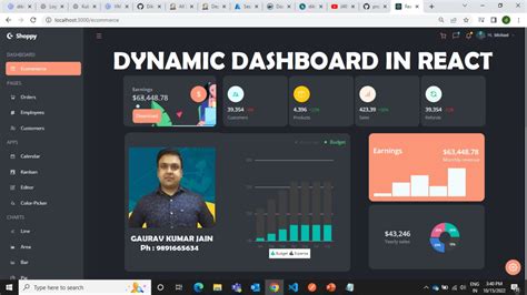 Gaurav Kumar Jain On Linkedin Dynamic Dashboard In React In This