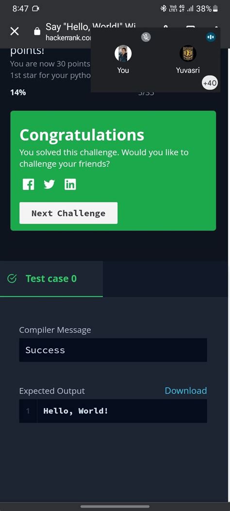Sridevi Sasikumar On Linkedin Hai 🙂 I Successfully Completed My