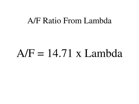Ppt Lambda Calculation From Exhaust Gas Measurements Powerpoint
