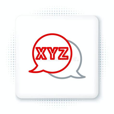 Line Xyz Coordinate System Icon Isolated On White Background Xyz Axis