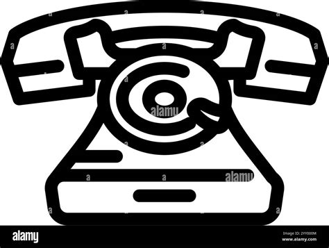 Telephone Industry Line Icon Vector Illustration Stock Vector Image Art Alamy