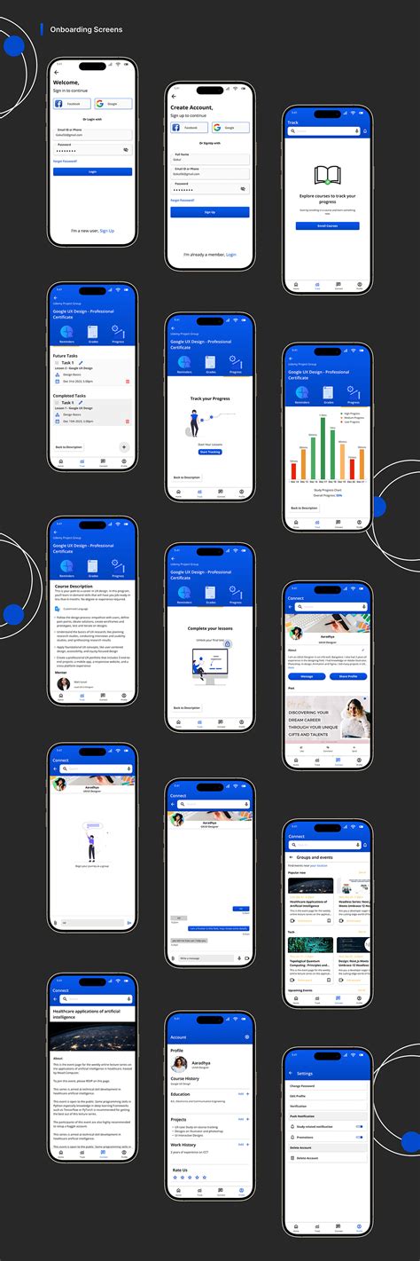Mobile UI Presentation Headway App UI Design Behance