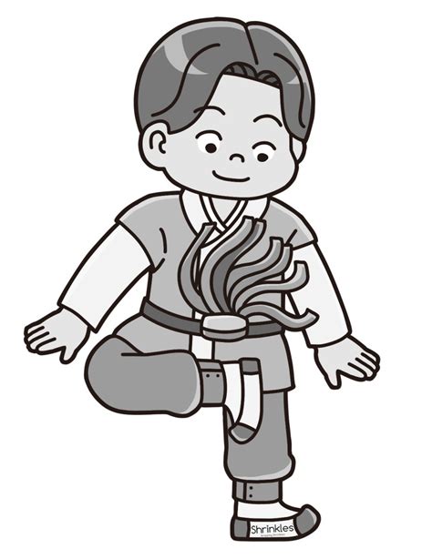 [슈링클스도안 놀이] 10 전통놀이 제기차기 도안 슈링클스 만들기 메이크래프트 네이버 블로그