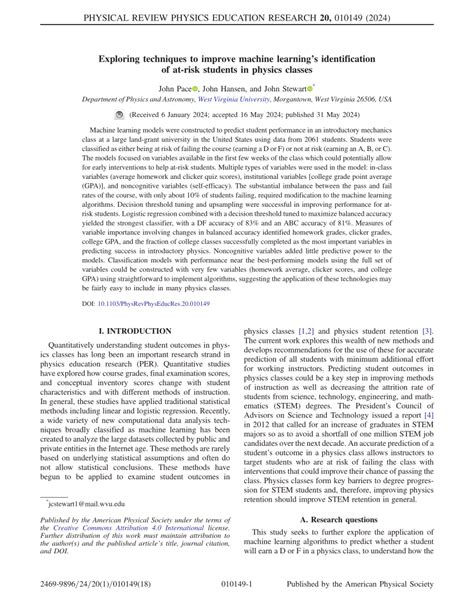 Pdf Exploring Techniques To Improve Machine Learnings Identification