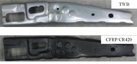 B Pillars Made Of Cfrp Cr420 Composite Structure And Twb Reprinted