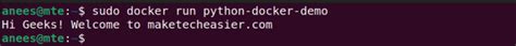 How To Create Your First Docker Image With A Dockerfile Make Tech Easier