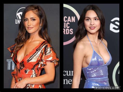 Boobs In Dress Minka Kelly Vs Olivia Rodrigo R Celebbattles