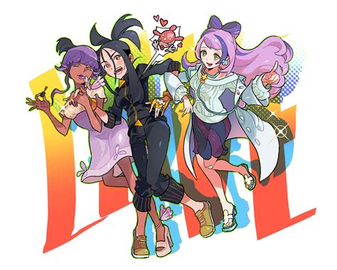 Miriam Dendra Medicham And Tulip Pokemon And More Drawn By Lipaidoujiang Danbooru