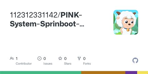 Github Pink System Sprinboot Vue Js Master