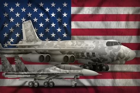 상태 플래그 배경에서 미국 공군 개념 3 차원 일러스트 레이 션 기에 대한 스톡 사진 및 기타 이미지 기 날기 러시아 Istock