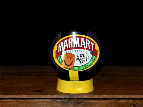 Marmart Squeezy Marmite 200ml Close Up Marmite Museum