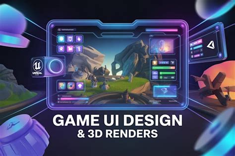 Develop Game Ui Design 3d Renders For Unity Unreal Engine By Klerknoah Fiverr